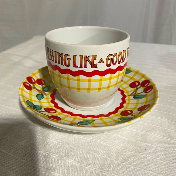 Mary Engelbreit | Kitchen | Mary Engelbreit Teacup And Saucer Set Life ...